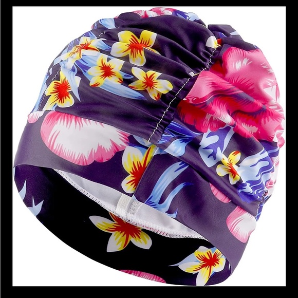 Accessories | Fabric Swim Floral Women Swimming Long Hair Nylon Cloth ...